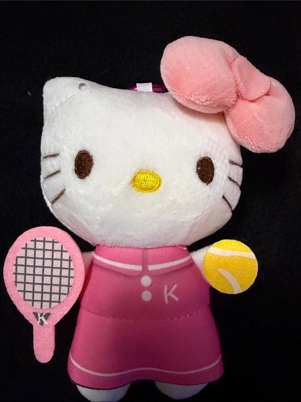 Not Branded | Accessories | Hello Kitty Pink Tennis Plush Keychain ...